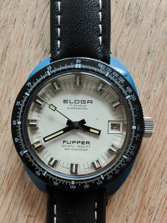 Eloga Flipper Handaufzug 37mm | Kaufen auf Ricardo