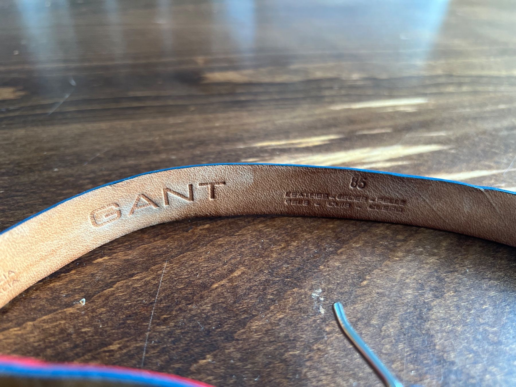 Roter GANT Ledergürtel, Grösse 85 - Super Zustand! (Gebraucht) in ...