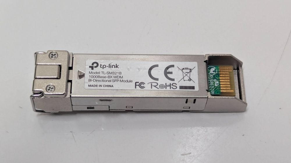 TP-LINK TL-SM321B 1000Base-BX VDM Di-directionnal SFP Module (Gebraucht ...