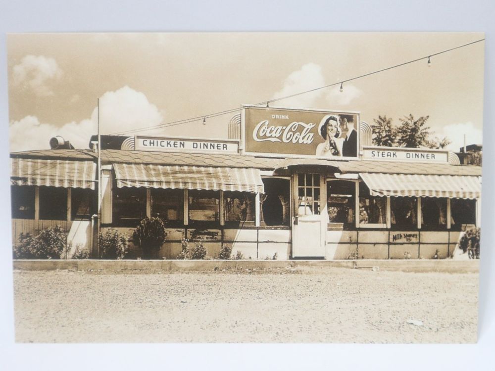 AK Coca Cola Dinner Postkarte Restaurant | Kaufen auf Ricardo
