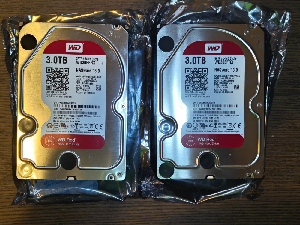 2x Western Digital WD Red Plus 3TB HDD | Acheter sur Ricardo