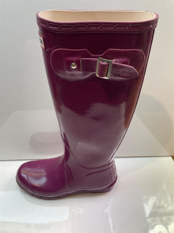 violette / lila farbige Hunter Gummistiefel in Grösse 38 | Kaufen auf ...