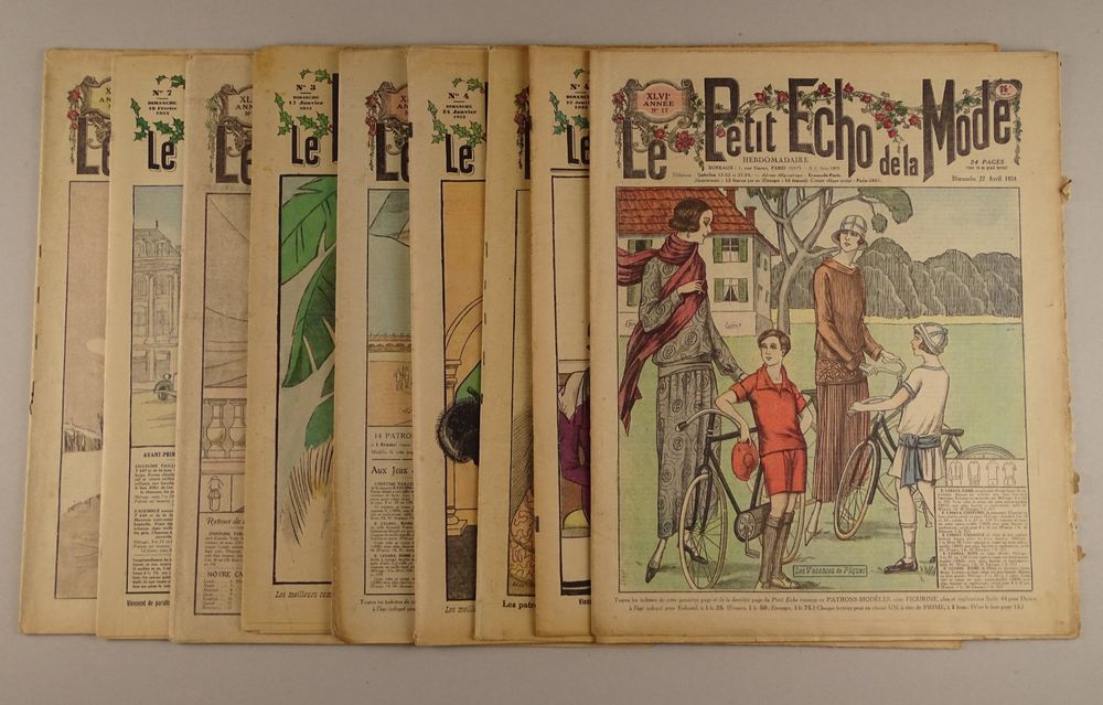 9 FRANZ. MODEZEITSCHRIFTEN 20er & 30er JAHRE | Kaufen auf Ricardo