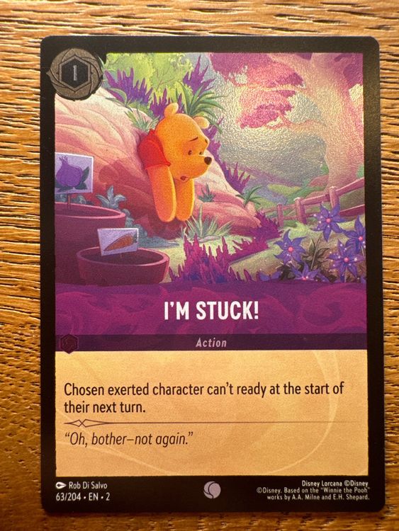 Winnie The Pooh I'm Stuck Folie - Disney Lorcana | Kaufen auf Ricardo