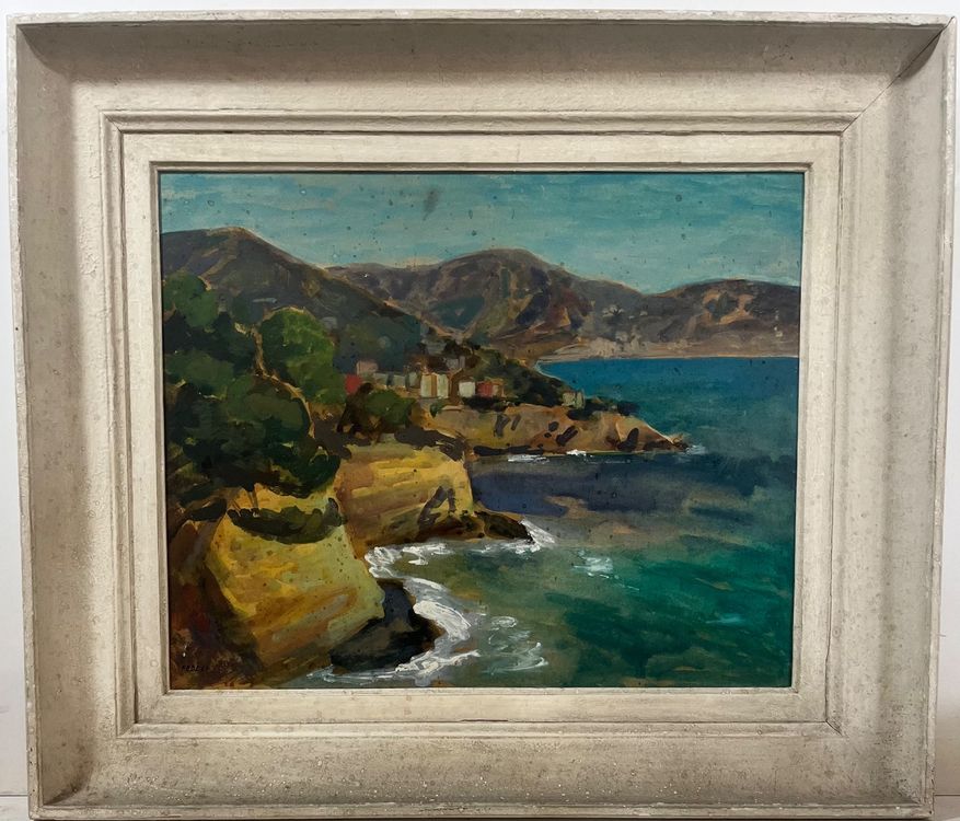 Küsten Szene Gemälde , Signiert Fedeli | Kaufen auf Ricardo