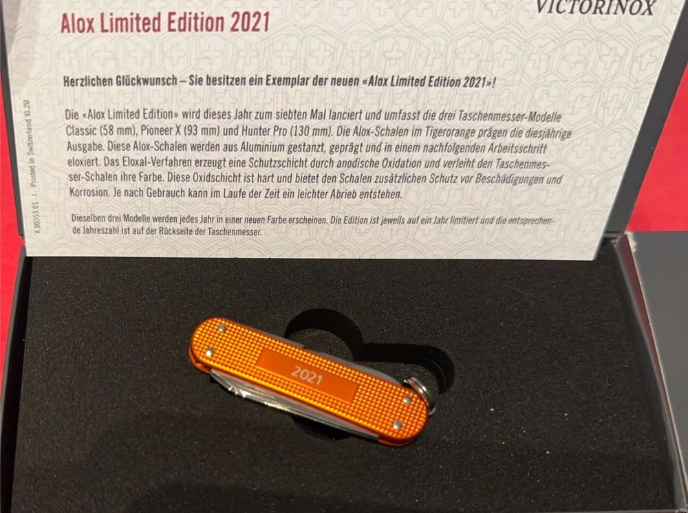 VICTORINOX ALOX 2021 LIM.EDITION CLASSIC | Kaufen auf Ricardo