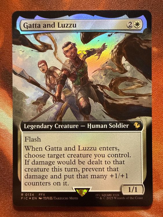 Gatta and Luzzu FOIL Variant 0134 Final Fantasy (Neu (gemäss ...