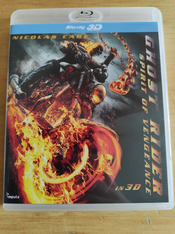 Ghost Rider Spirit of Vengeance 3D Blu-ray Disc Nicolas Cage (Gebraucht ...