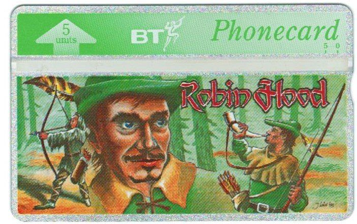 Telefonkarte British Telecom BTO-041 Robin Hood ungebraucht (Neu ...