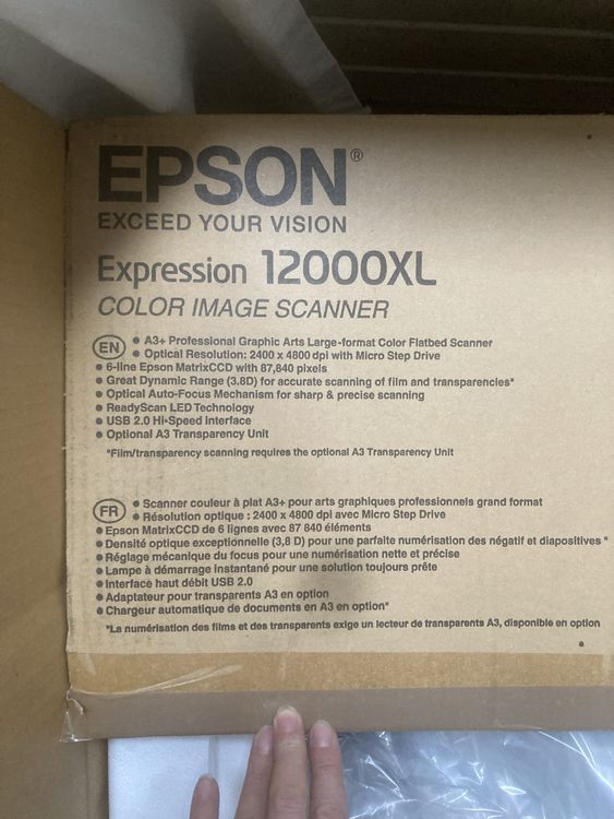 Epson Expression 12000XL color image scanner A3 (Neu (gemäss ...