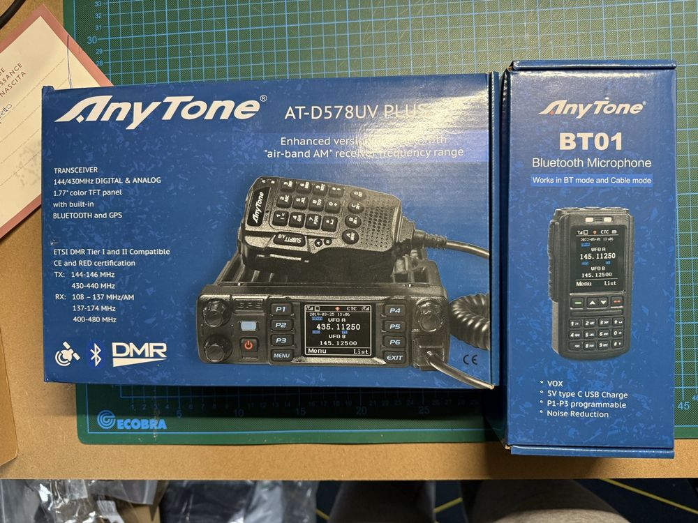 AnyTone AT-D578UV PLUS DMR Radio con microfono BT01 (Usato) a Cugnasco ...