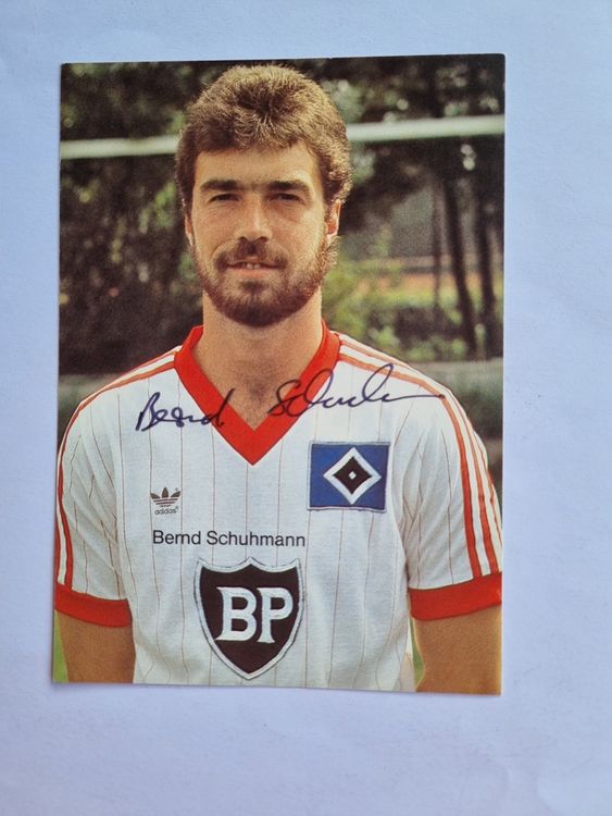 Autogramm Karte Bernd Schuhmann Hamburger SV (Gebraucht) in Konolfingen ...