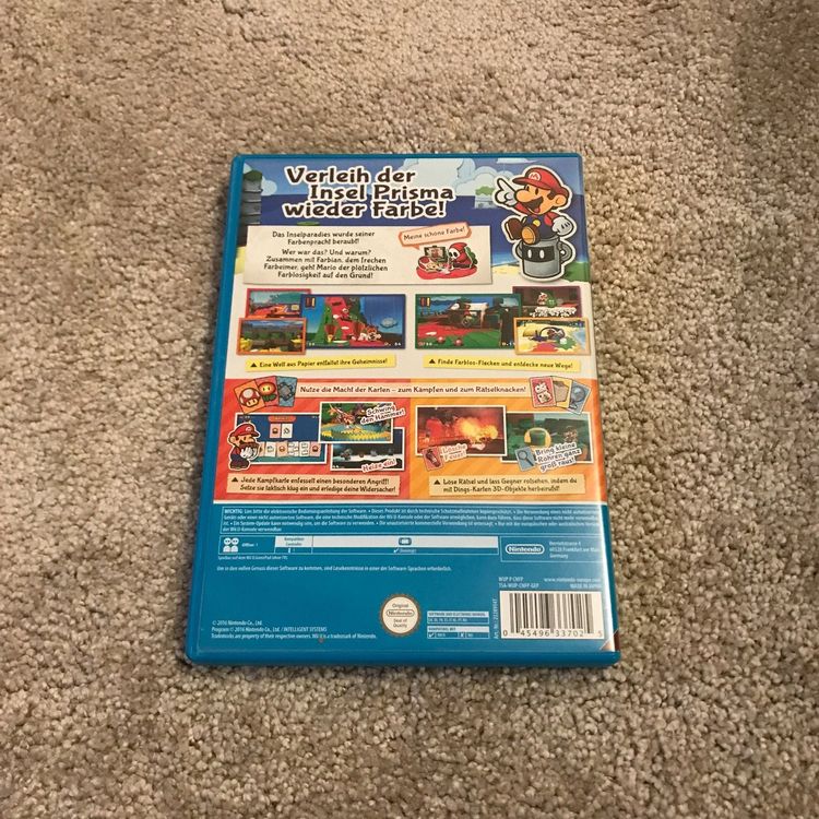 WII U Paper Mario Color Splash (Gebraucht) in Spreitenbach für CHF 4.9 ...