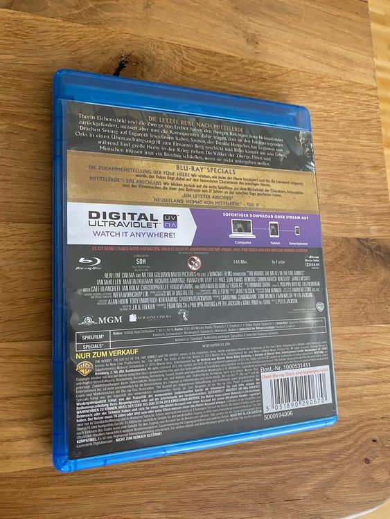Der Hobbit - die Schlacht der 5 Heere Blu-Ray zum Toppreis (Gebraucht) in Liestal für CHF 1 ...