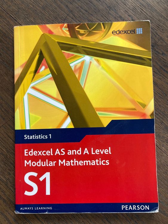 Statistics 1, Edexcl AS & A Level, Modular Mathematics (Gebraucht) in ...