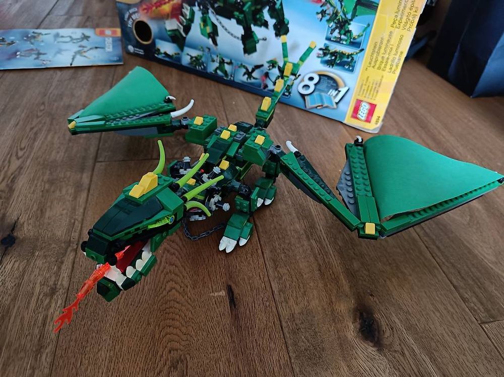 Seltenes LEGO Set Creator 4894 Drache komplett, Light Brick (Gebraucht ...