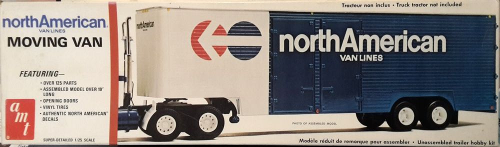 North American moving van Trailer 1/25 amt | Kaufen auf Ricardo