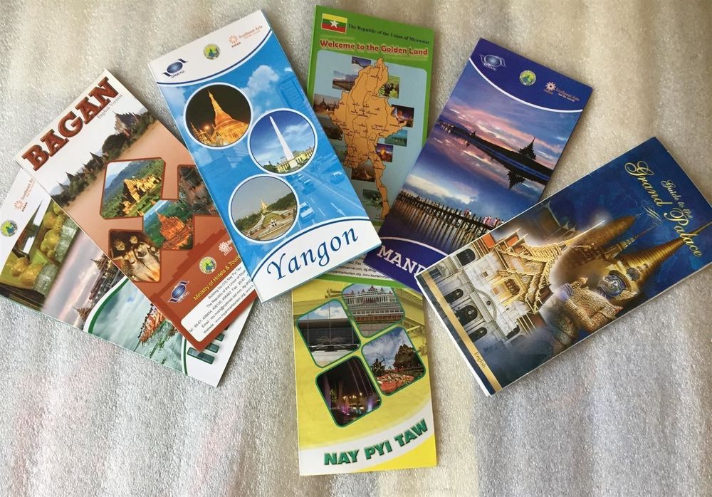 Myanmar Burma Birmanie Tourism Brochures Lot of 7 (D'occasion) à Genève ...