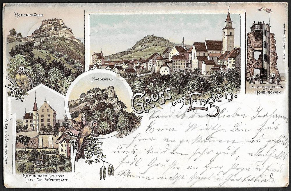1901 AK Litho ENGEN sehr selten ab 1.- | Kaufen auf Ricardo