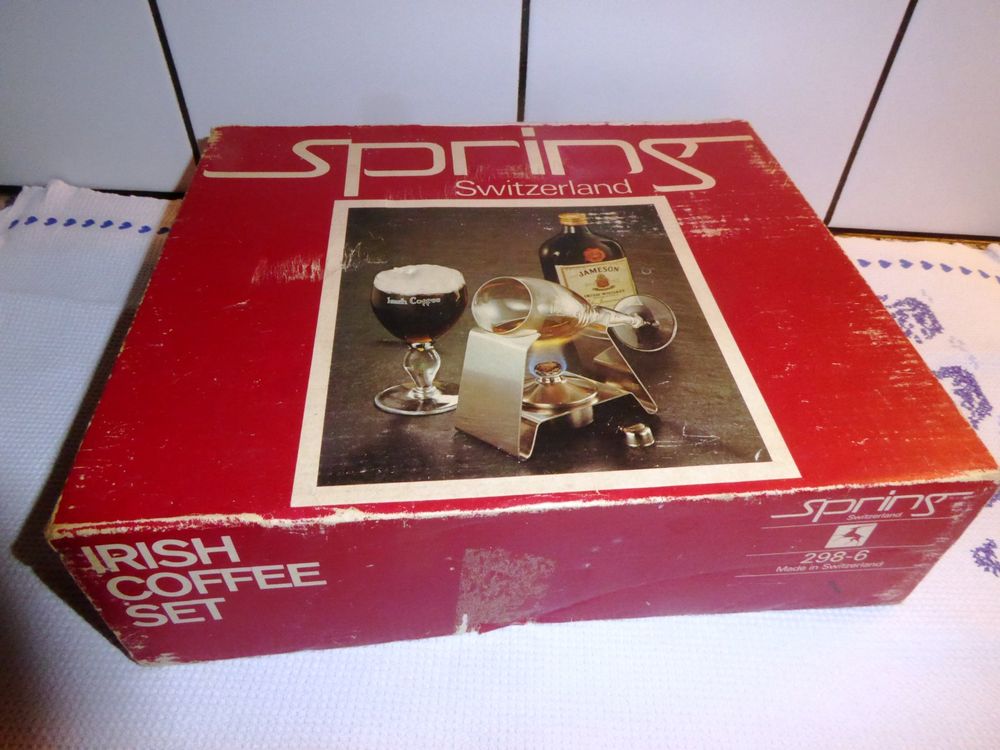 Irish Coffee Set, Spring Vintage Rarität, Top Zustand! (Gebraucht) in ...