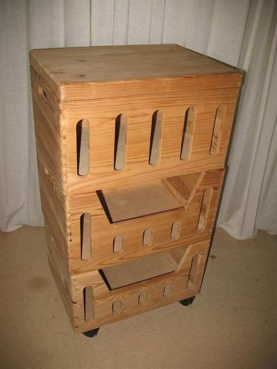 Roll Box Holz Kisten stapelbar Rollkiste (Gebraucht) in Wil ZH für CHF ...