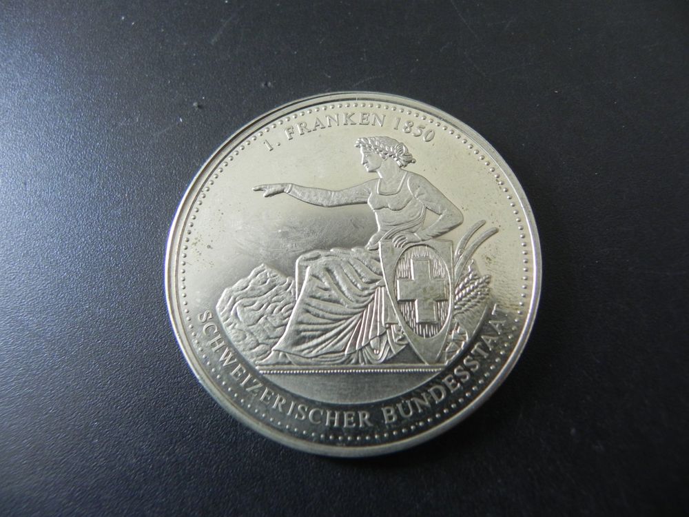 Medaille 150 Jahre Schweizer Franken 1850 - 2000 | Kaufen auf Ricardo