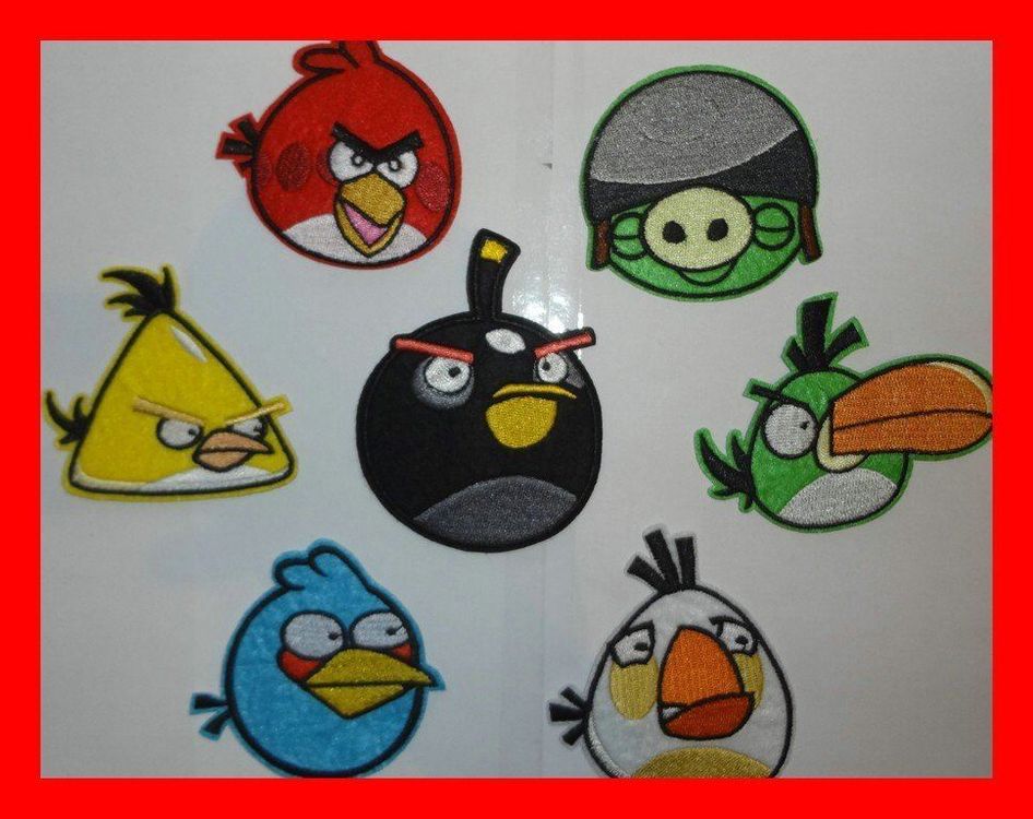 1 Stk. Angry Birds Aufnäher Patch Badge | Kaufen auf Ricardo