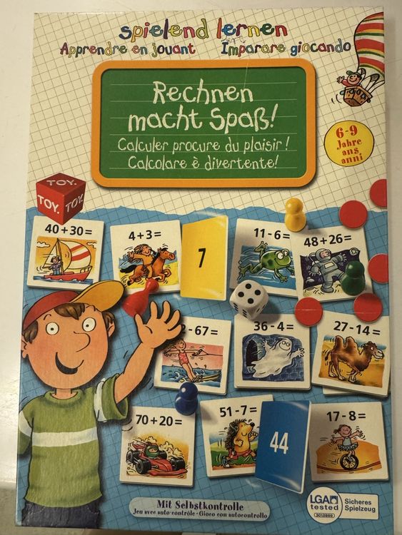 Rechen Spiel: spielend lernen, Rechnen macht Spass! (Gebraucht) in ...