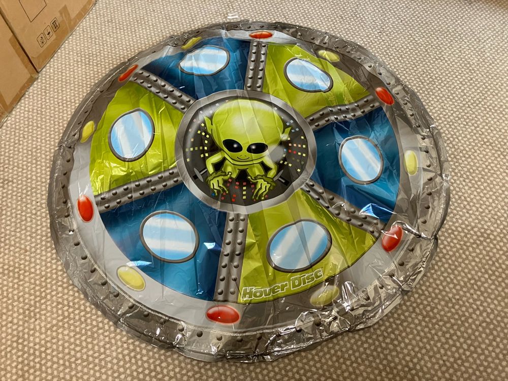 Hoover Disc - aufblasbares Alien Ship ca. 89cm DM NEU ab 1.- (Neu ...
