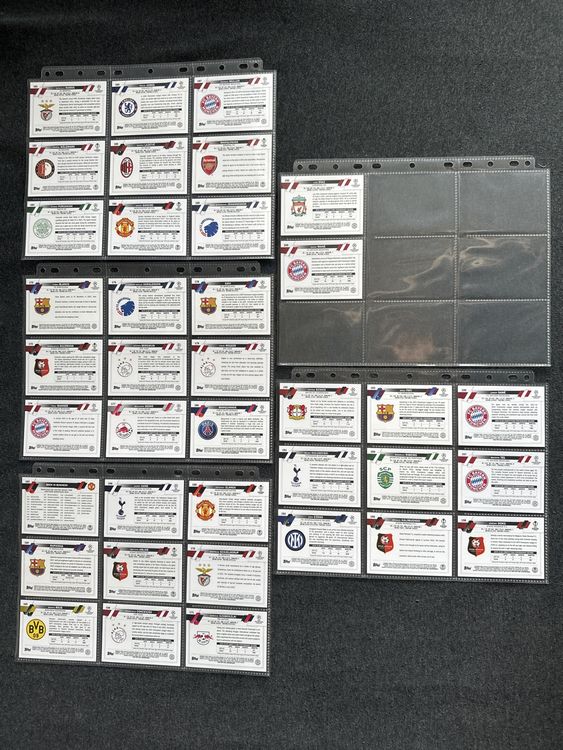 TOPPS UCC / UEL / UCL 22/23 BASE SET (VOLLSTÄNDIG) (Neu (gemäss ...