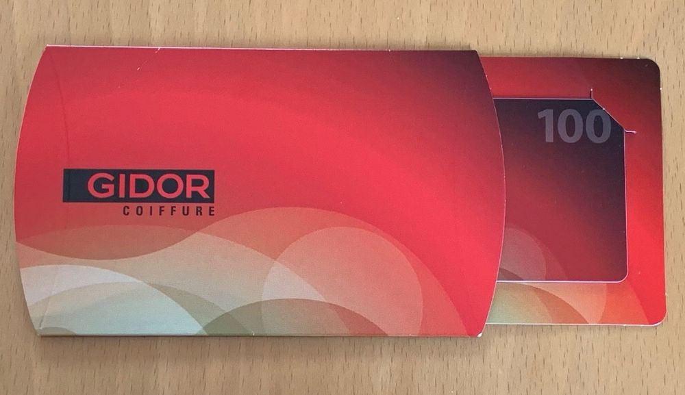 Gidor Geschenkkarte CHF 100.- (Neu (gemäss Beschreibung)) in Nunningen ...