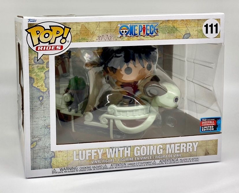 Funko Rides! One Piece, Luffy with Going Merry #111, NYCC Ex | Kaufen ...