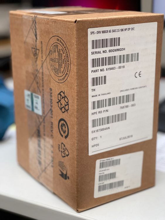 Harddisk Server SPS-DRV 900GB 6G SAS 2.5 10K HP (Neu und ...