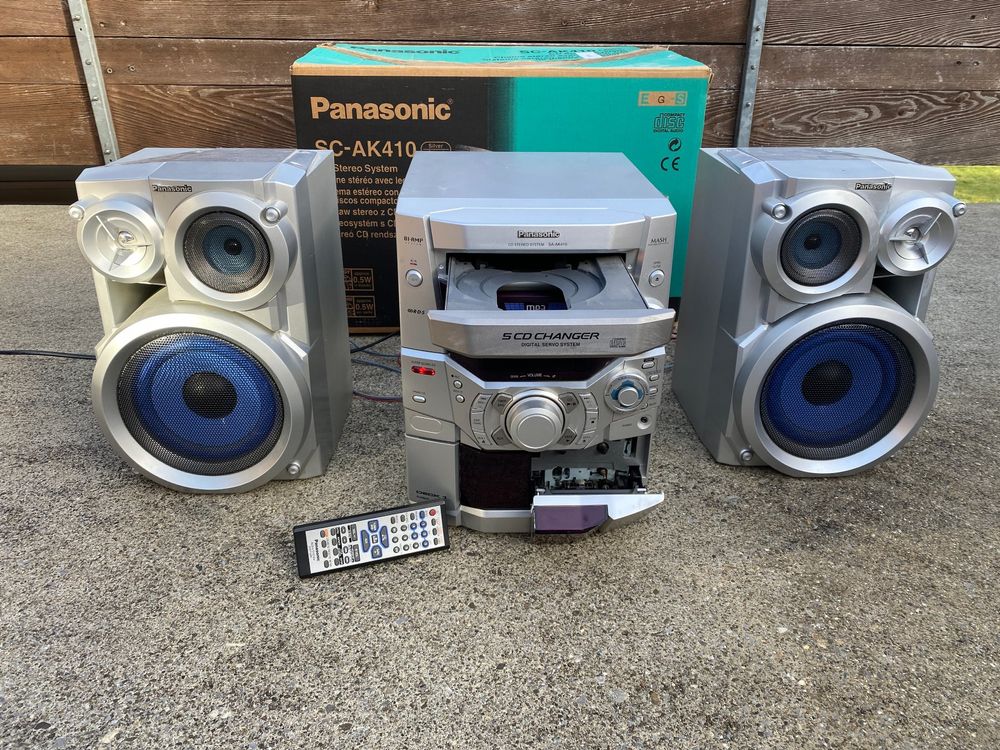 Stereoanlage Panasonic SC-AK410_CD,Kassette,UKWRadio und AUX | Kaufen auf Ricardo