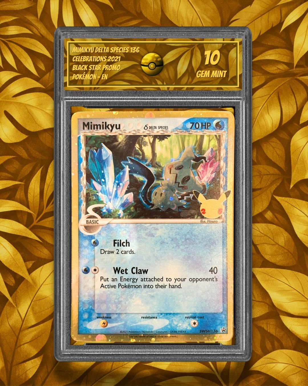 Mimikyu Delta Species SWSH 136 - SG 10 - EN (Gebraucht) in Chêne ...