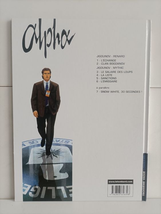 BD Alpha -6- L'émissaire / Jigounov - Mythic / Le Lombard 20 (D ...
