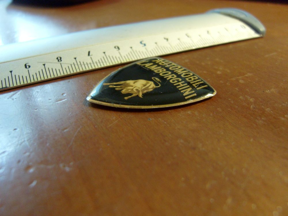 Automobili Lamborghini Emblem Logo Zeichen Lambo Schwarzgold (Gebraucht ...