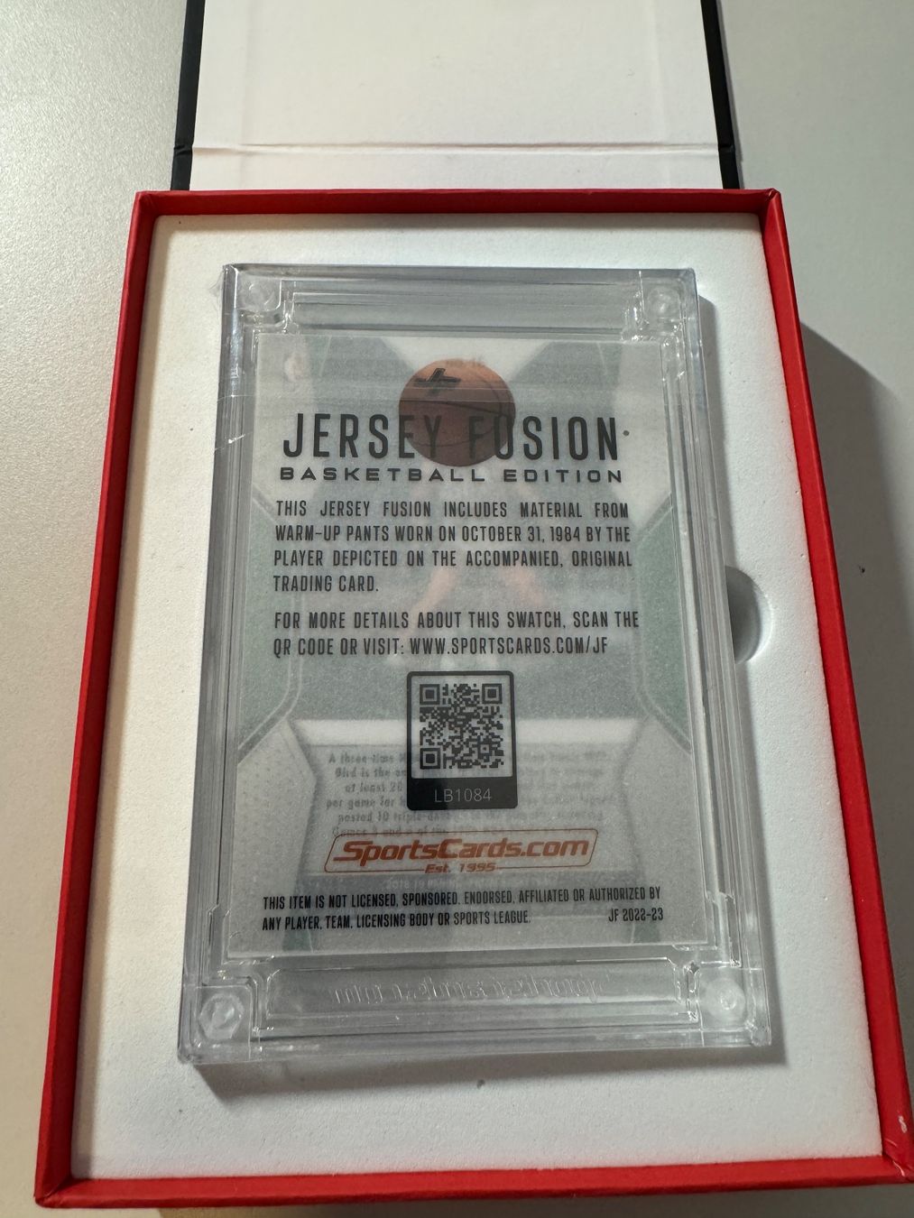 Larry Bird Jersey Fusion Card 1/25 Basketball Karte (Gebraucht) in ...