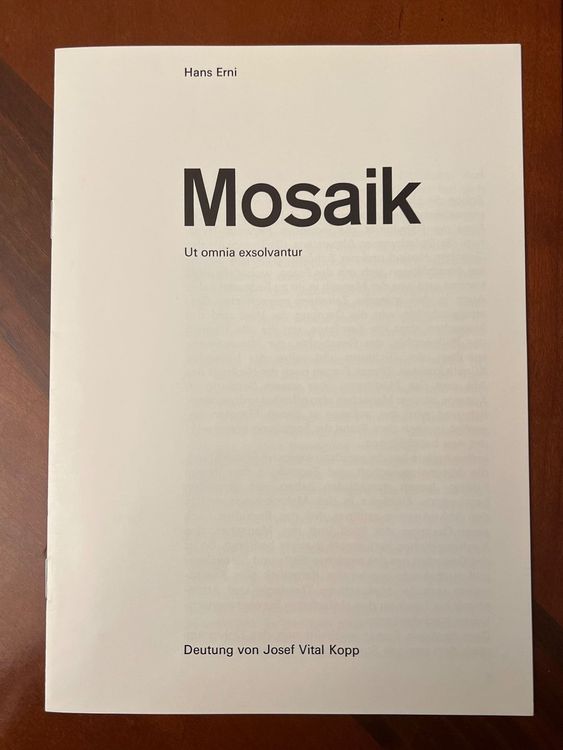 Josef Vital Kopp - Hans Erni: Ut omnia exsolvantur (1964) | Kaufen auf ...
