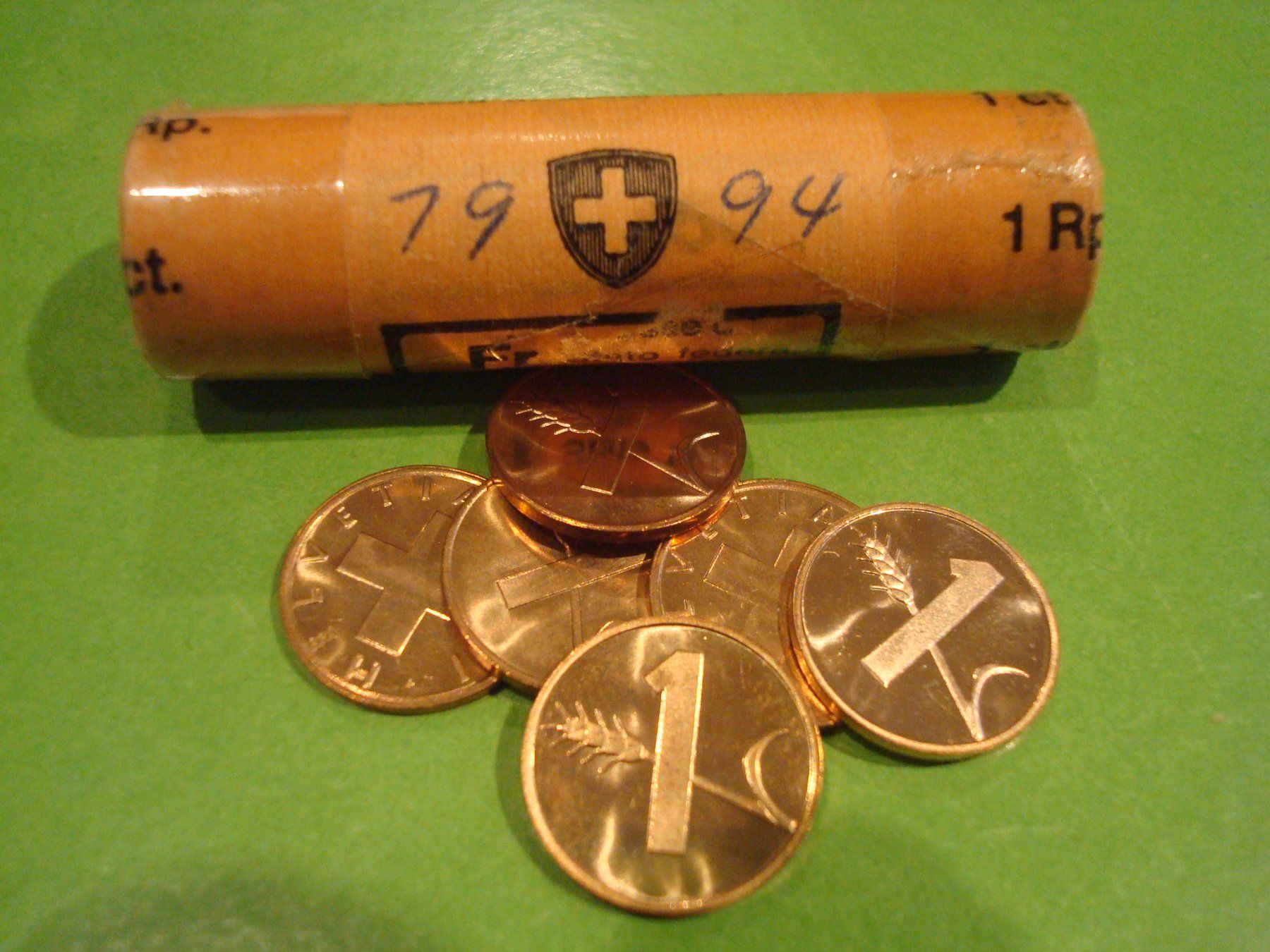 1 Rappen-Rolle 1994 Glücksbringer (Gebraucht) in Riehen für CHF 6.5 – mit Lieferung auf Ricardo ...