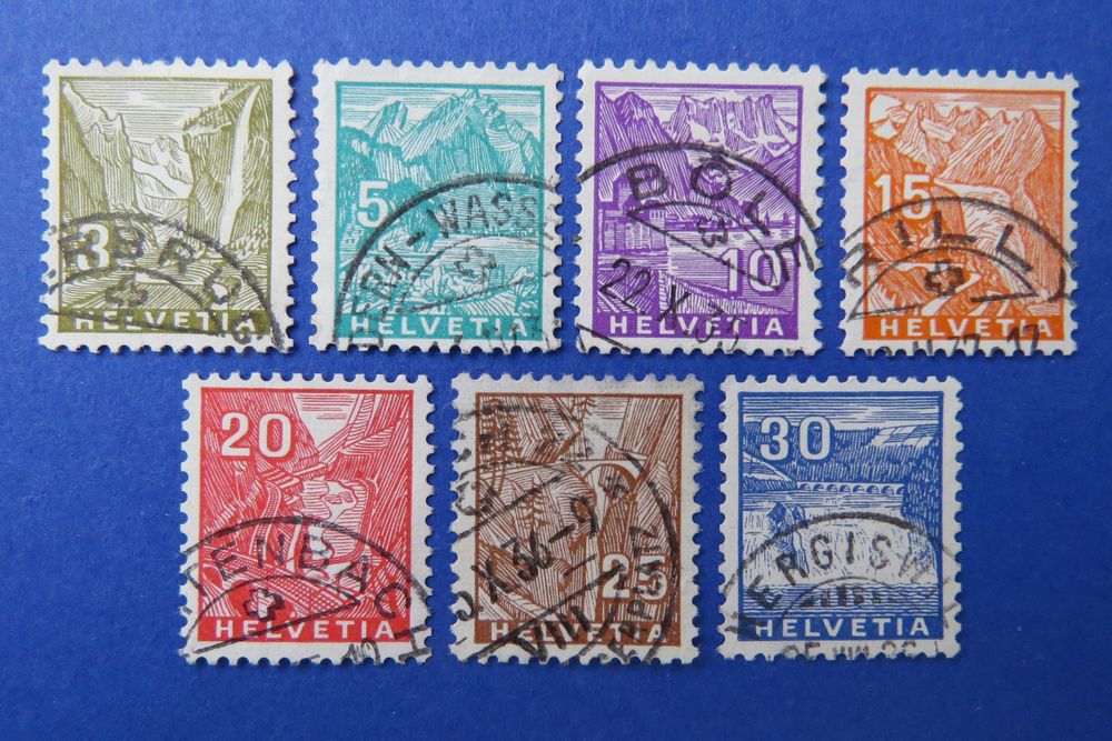 Serie Landschaftsbilder 1934 Nr.194-200 komplett - SBK: 25.- | Kaufen auf Ricardo