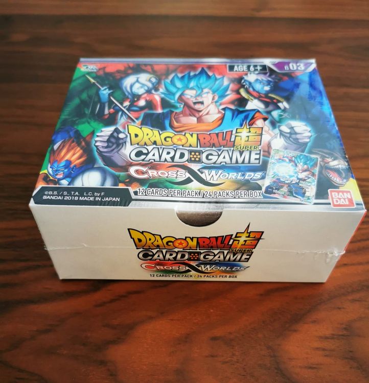 Dragonball Cross Worlds Booster Display + SCR Goku PSA 10 (Neu und ...