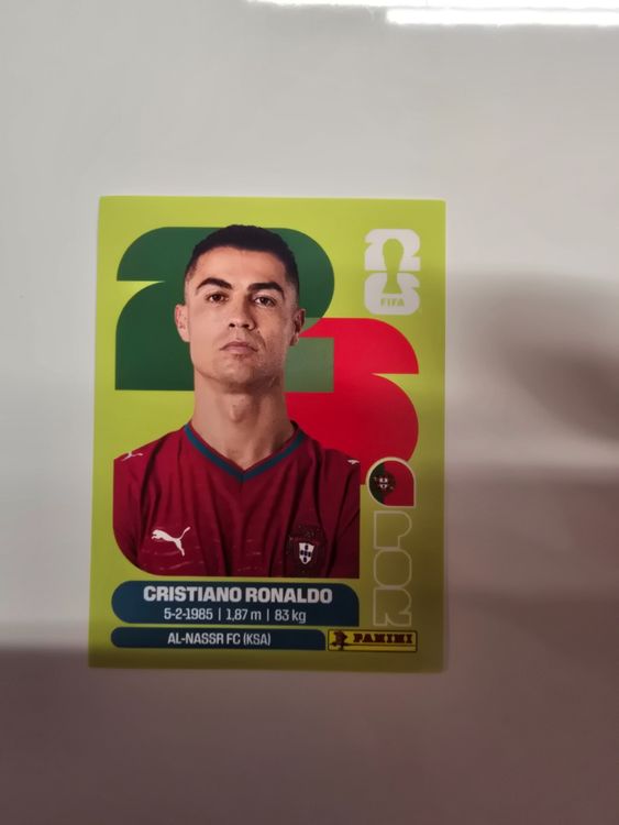 Carte Panini Cristiano Ronaldo Portugal Coupe du Monde 2026 (Neuf (Voir ...