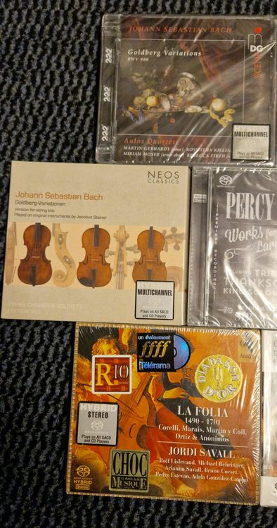 10x SACD, Super Audio CDs Klassik, Bach, Mozart, Haydn, usw. (Neu und ...