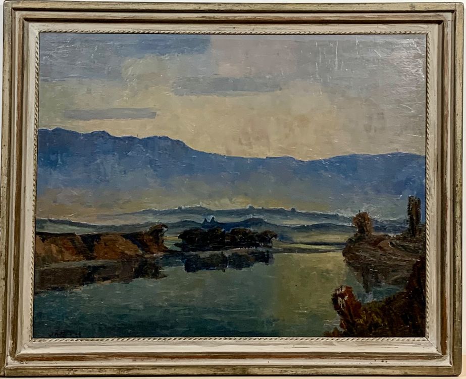 William Ryter (1898-1985) grosses Landschaft Gemälde (Gebraucht) in ...