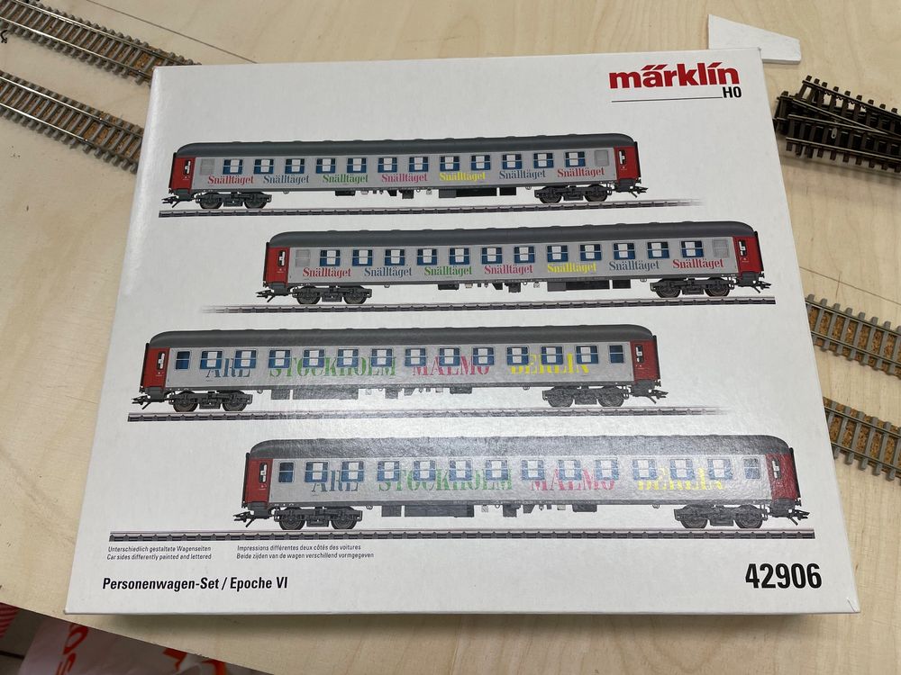 Märklin 4-Wagenset „Snälltåget“ 42906 (Neuf (Voir description)) à Bern ...