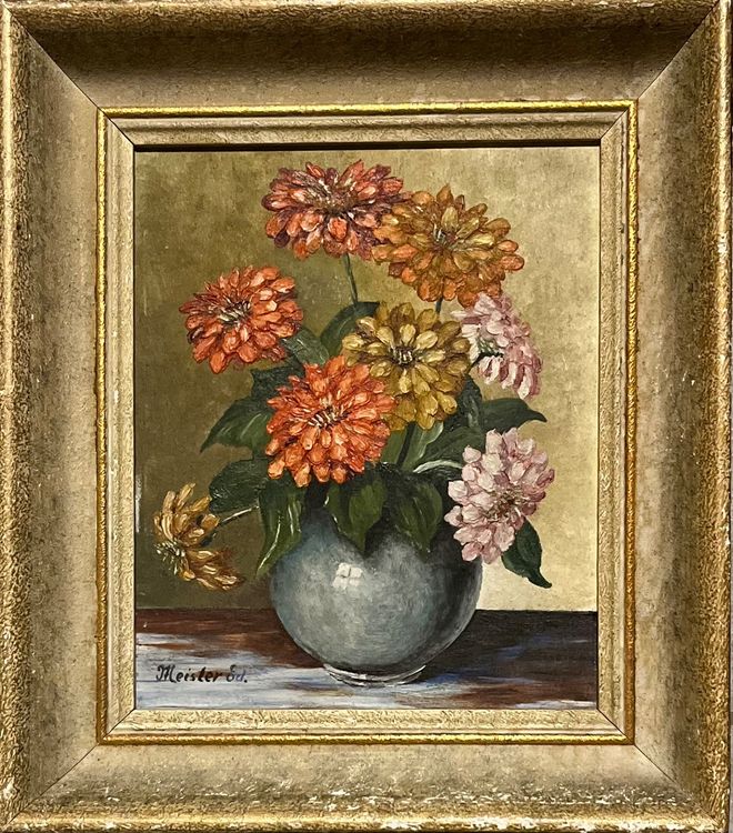 Stilleben Gemälde von Ed. Meister (Gebraucht) in Hochdorf für CHF 5 ...