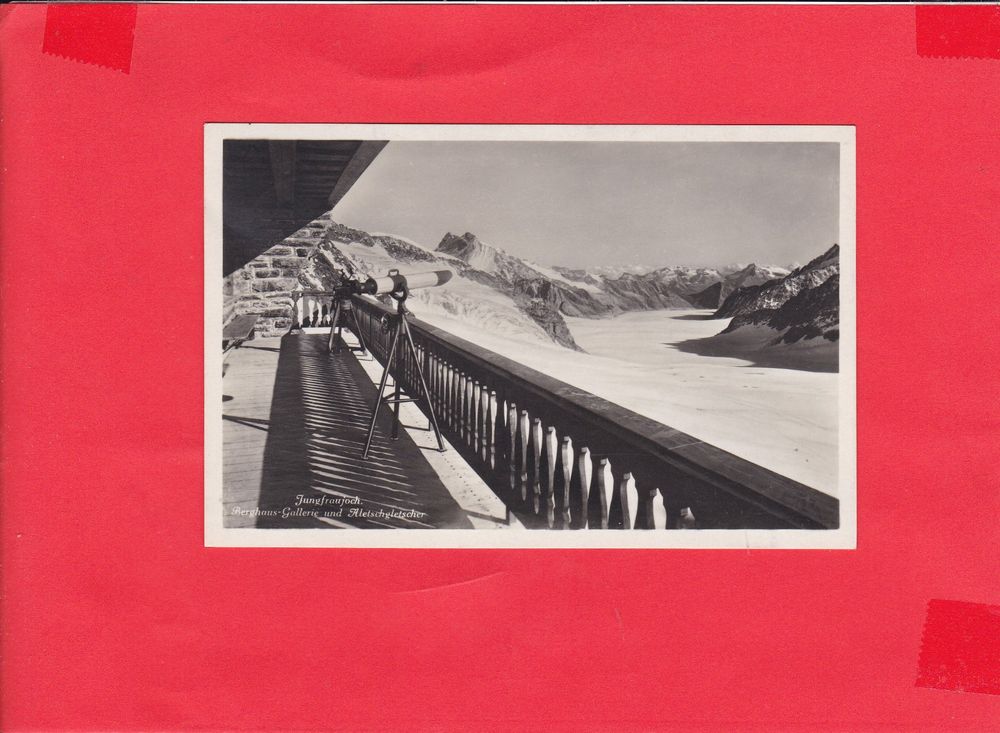 Jungfraujoch. Berghaus Gallerie-Aletschgletscher-Fernrohr (Gebraucht) in St. Peterzell für CHF 1 ...