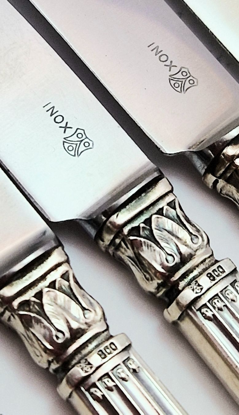 12 Couteaux Jezler Suisse 800Silb Modèle Empire 18.5 cm (D'occasion) à ...