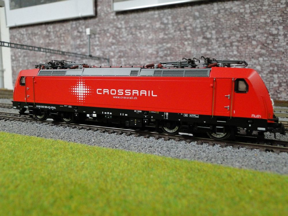 ROCO E-LOK BR 185 CROSSRAIL 62388 rot HO / DC / DIGITAL (Gebraucht) in ...